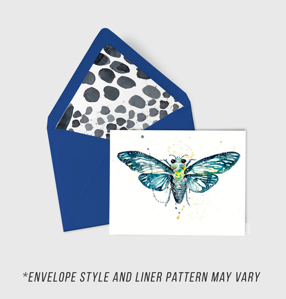 Cicada - Morphology Collection - A2 Card - Angelique Abare